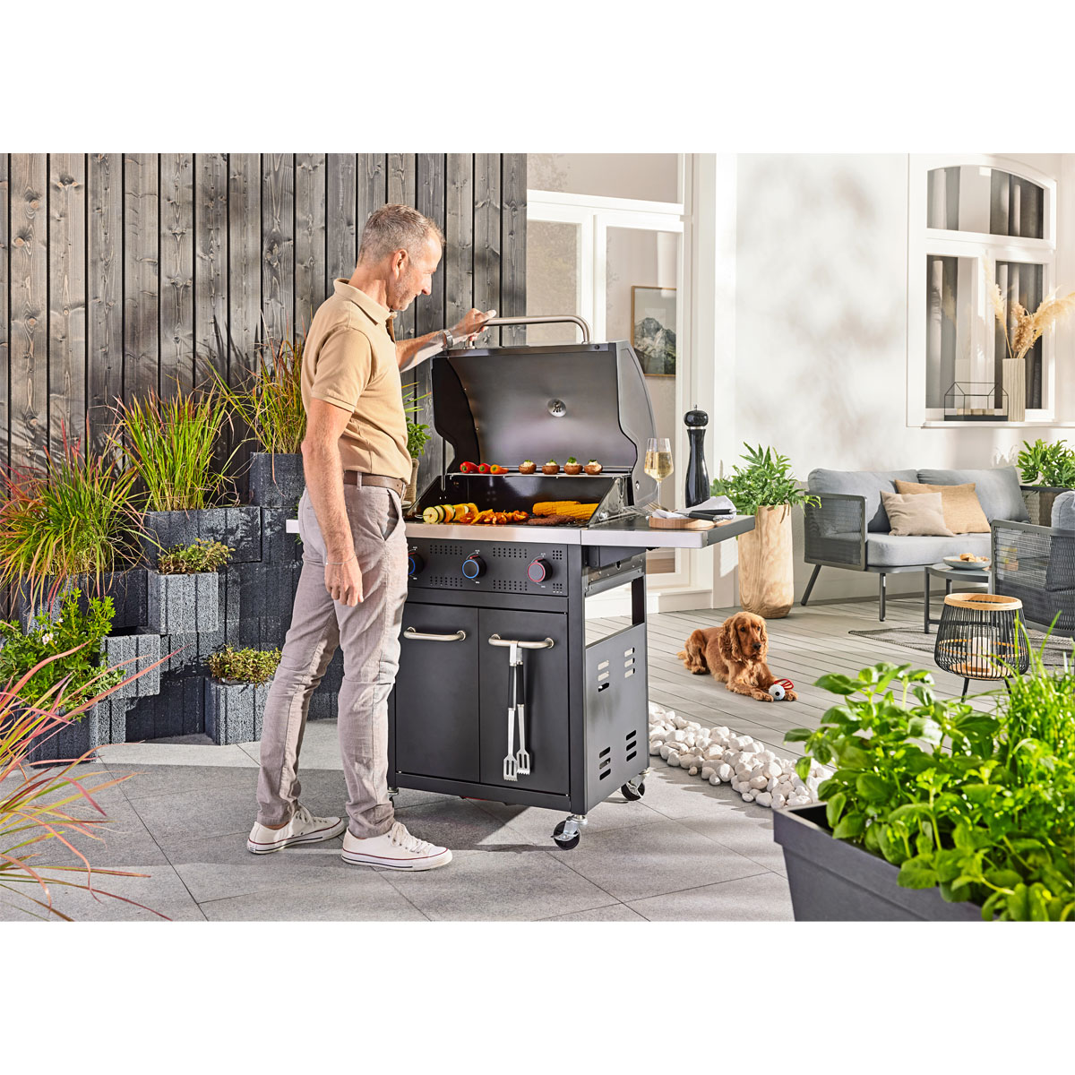 Rothmann Gasgrillwagen Montana 3 Plus online kaufen