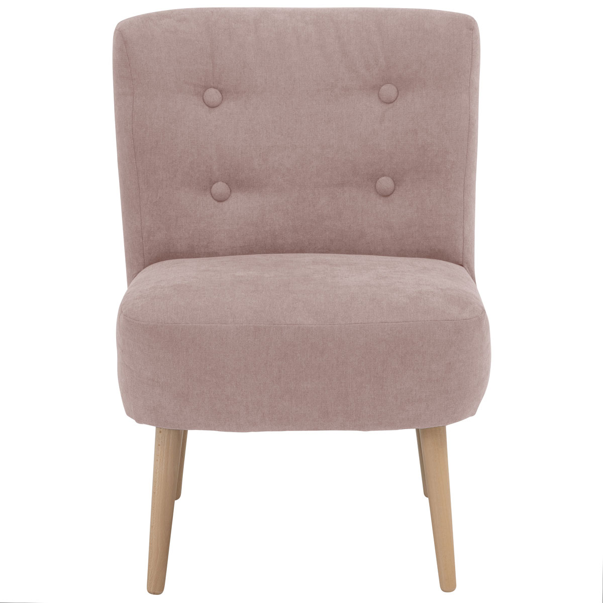 Loving HomeSessel Fiola Velours rosé | Rosé | K054887011