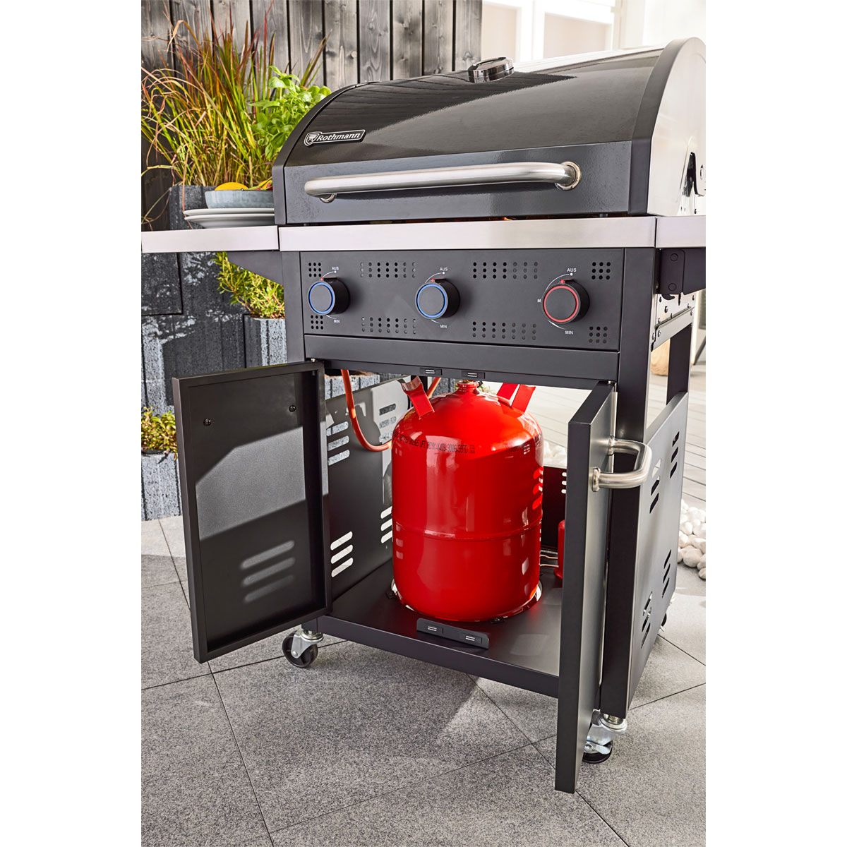 Rothmann Gasgrillwagen Montana 3 Plus online kaufen