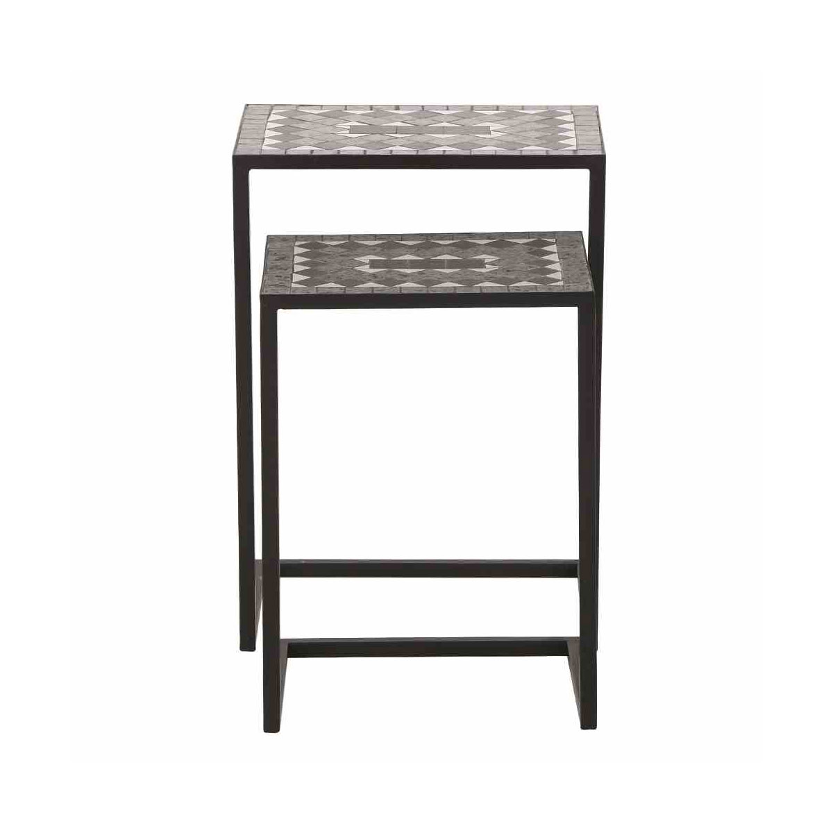 Siena Garden Beistelltischset Como 39 x 30 x 54 cm und 46 x 33 x 64 cm ...