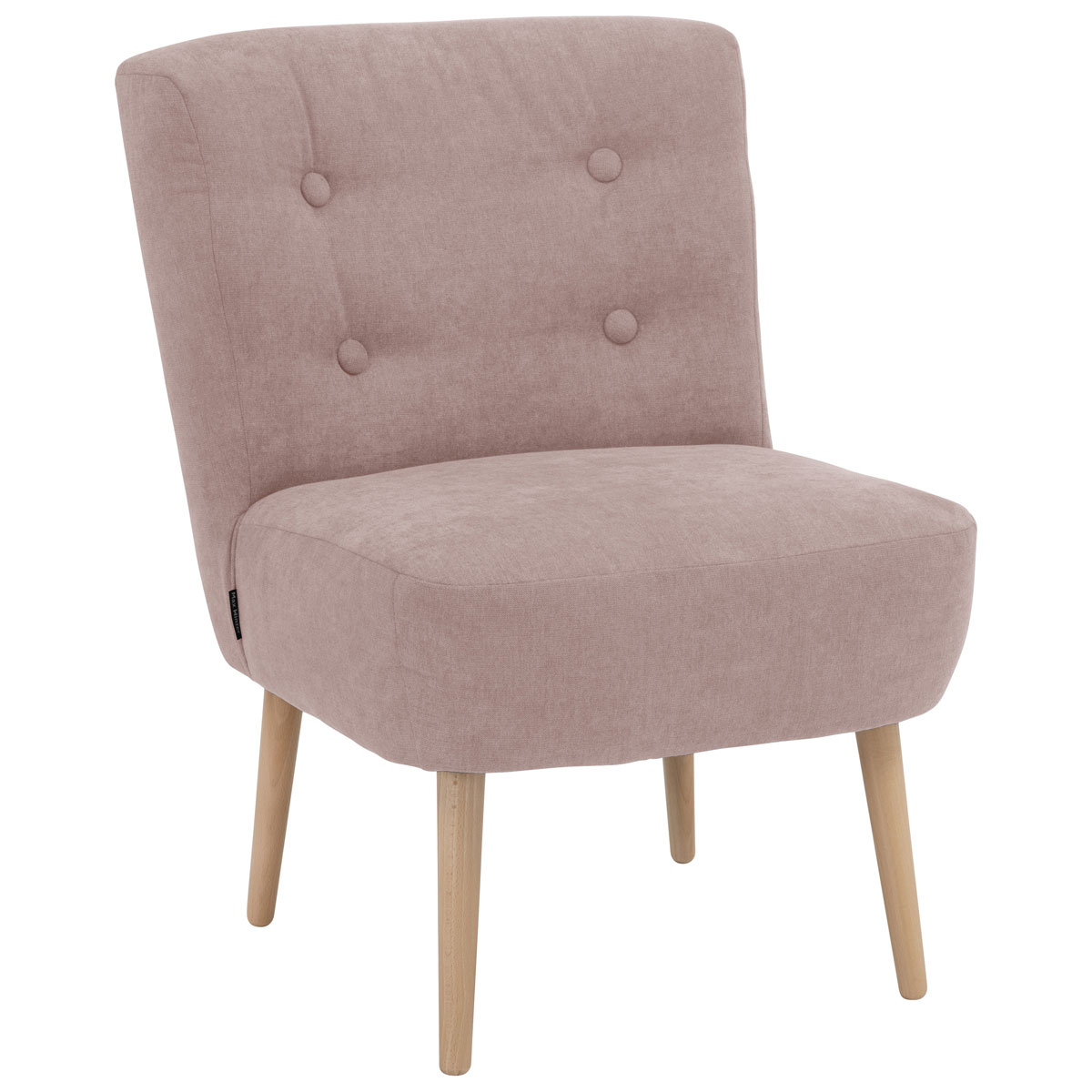 Loving HomeSessel Fiola Velours rosé | Rosé | K054887011