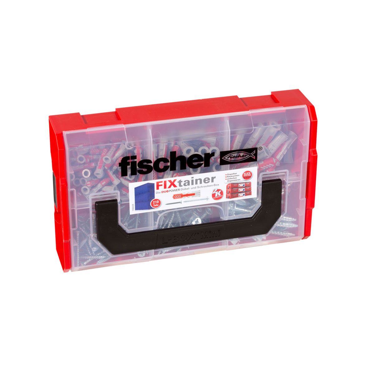 Fischer Sortimentsbox FIXtrainer Duopower mit Schrauben 210-teilig ...