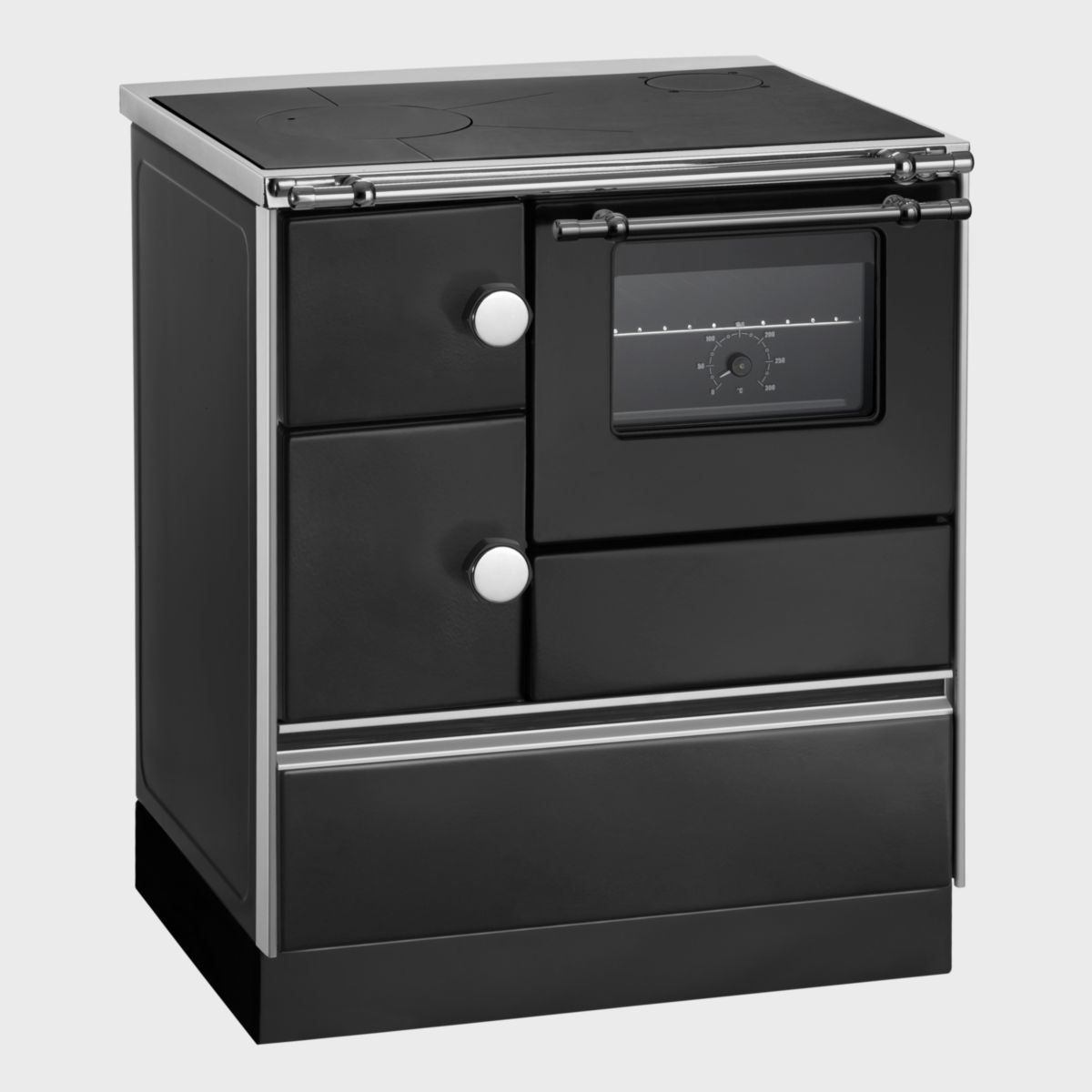 Westminster Holzherd K76-70, Farbe: Schwarz, Backrohr, 7,3kW online kaufen