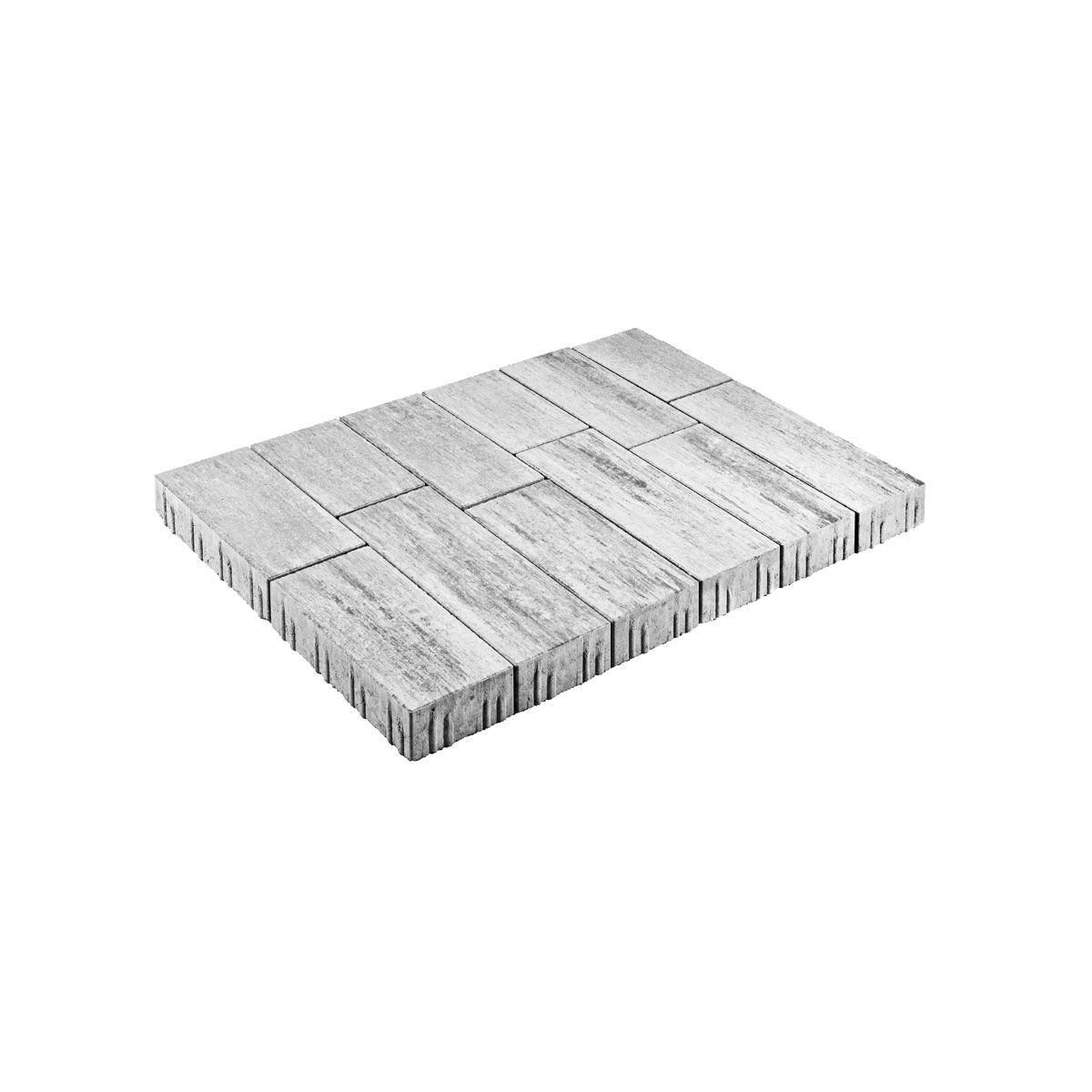 Lusit Gestaltungspflaster Crescendo Pro-Tec weiß-anthrazit-melange 3 ...